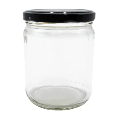 TARRO REDONDO 450ML CON TAPA GDL | Mariposa Papelerias